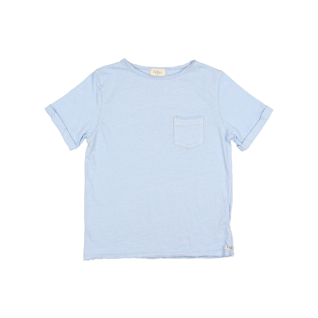 Pocket T-shirt (Placid Blue) – Baby Avenue