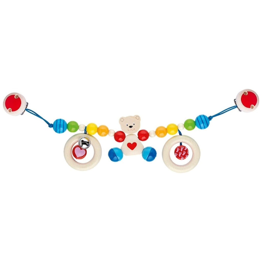 Pram chain with clips (Heart Bear) – Baby Avenue